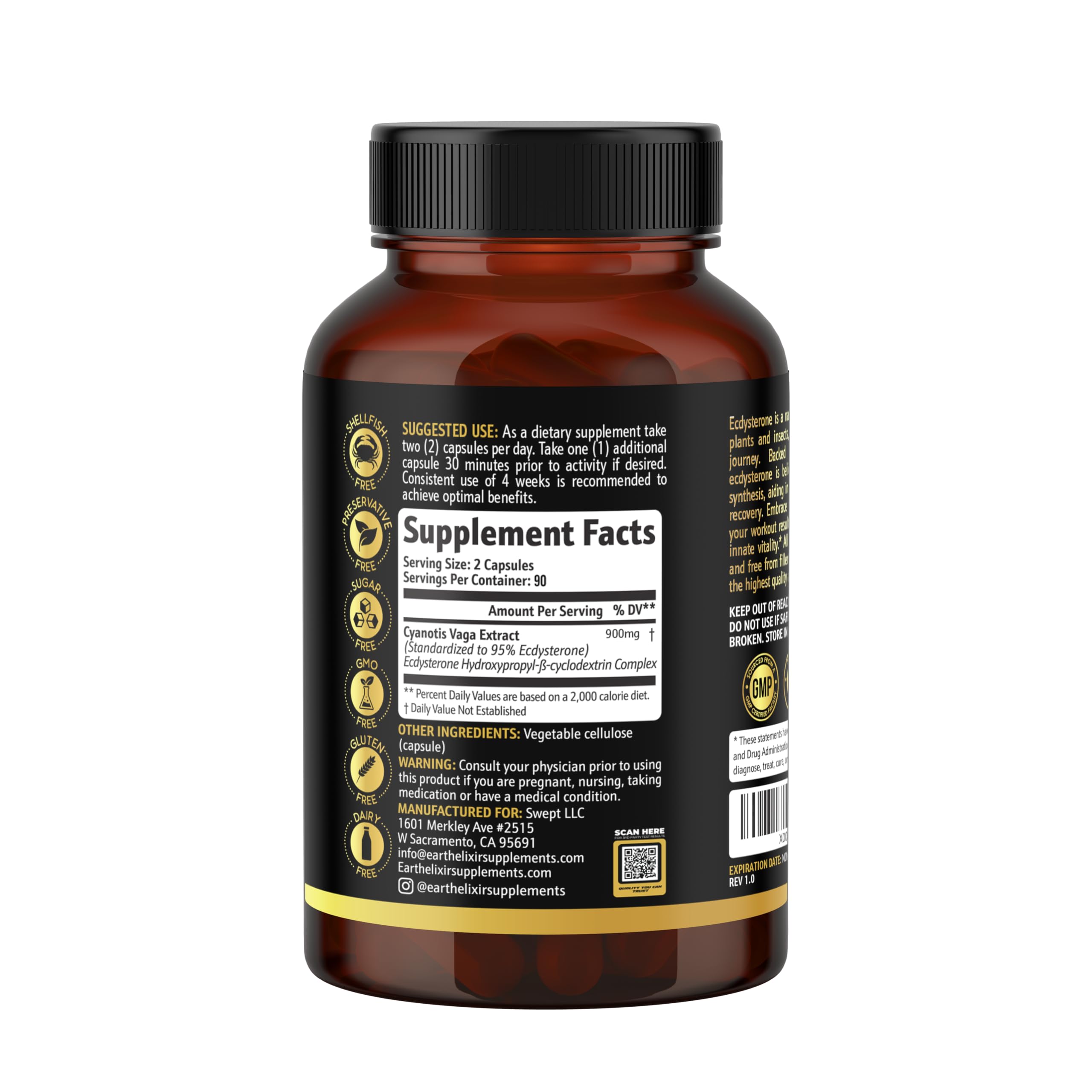 Ecdysterone for improved endurance
