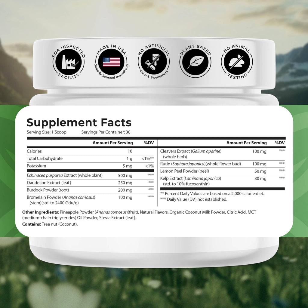 echinacea and burdock root blend