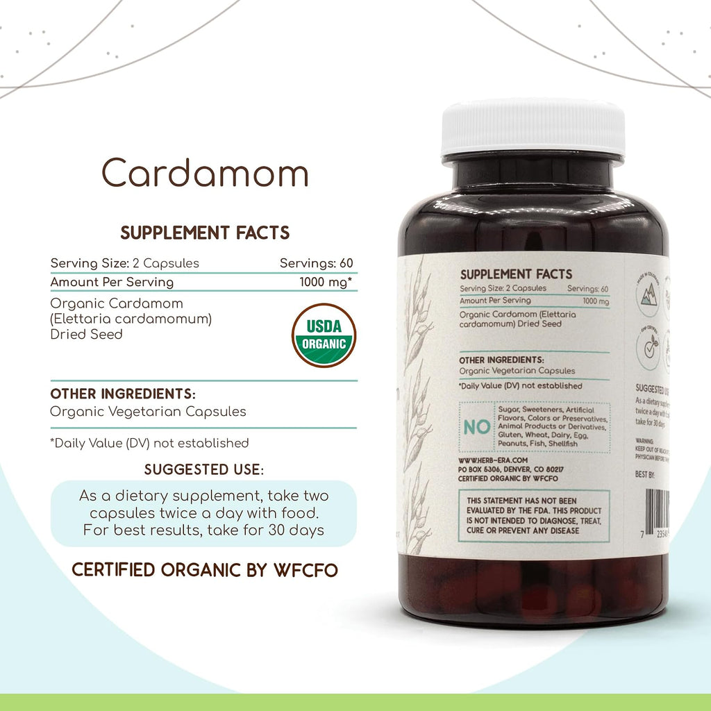 Echinacea and cardamom immune support