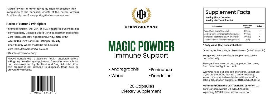 Echinacea and dandelion for vitality