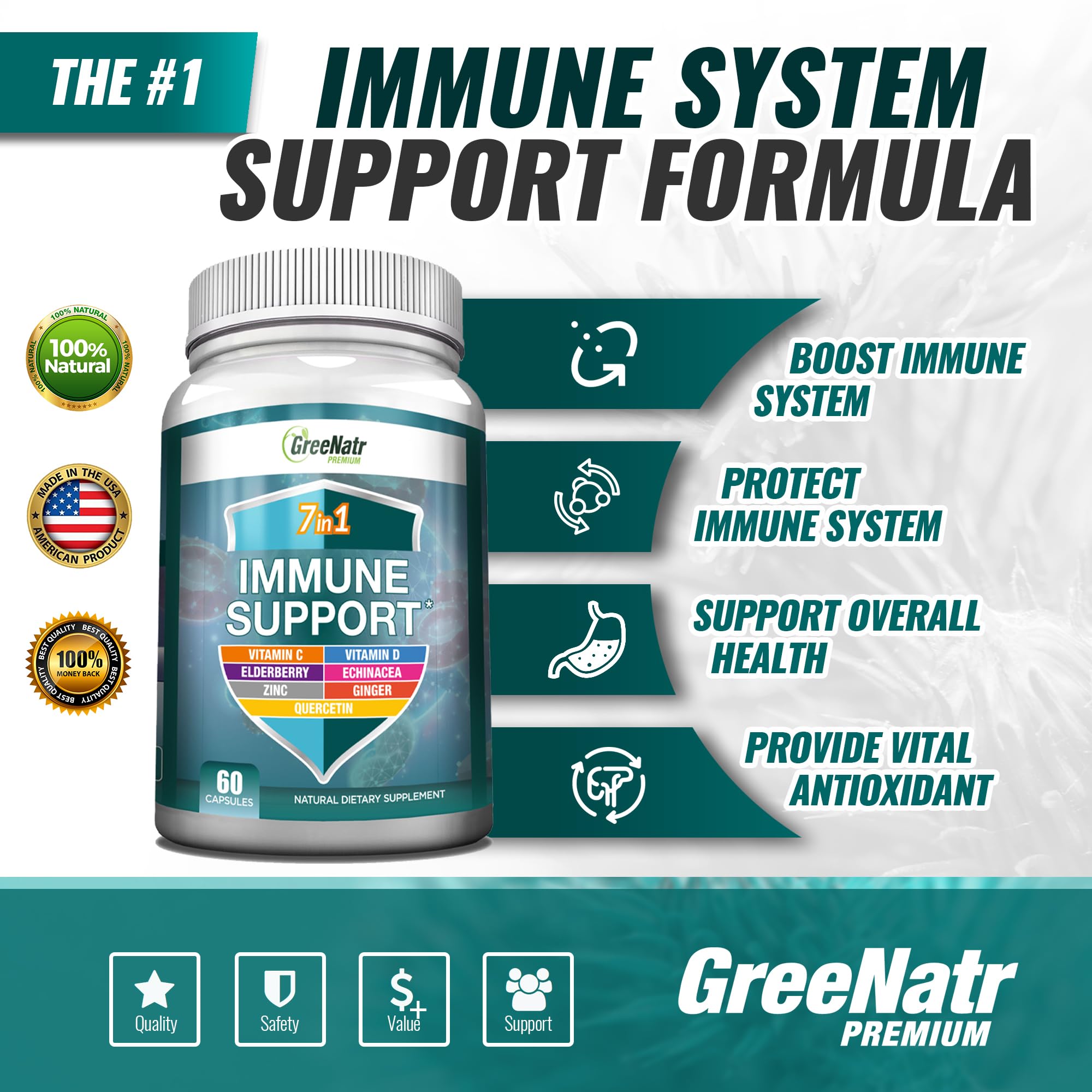 Echinacea and elderberry for immunity