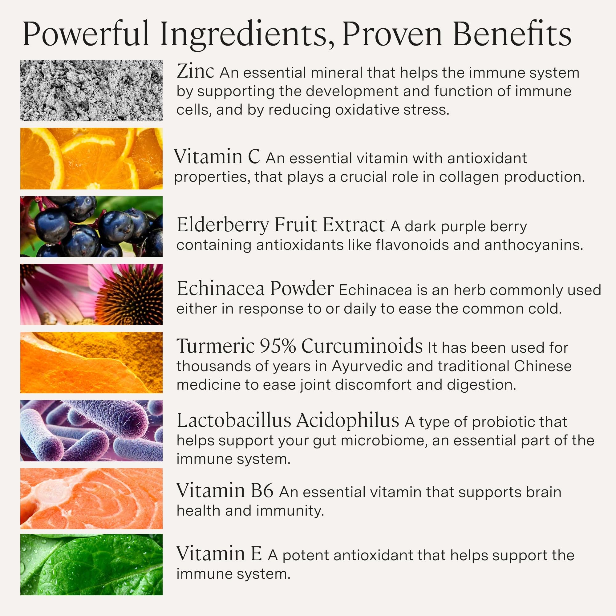 Echinacea and elderberry for immunity