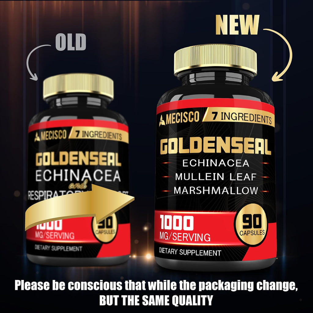 Echinacea and Goldenseal for colds