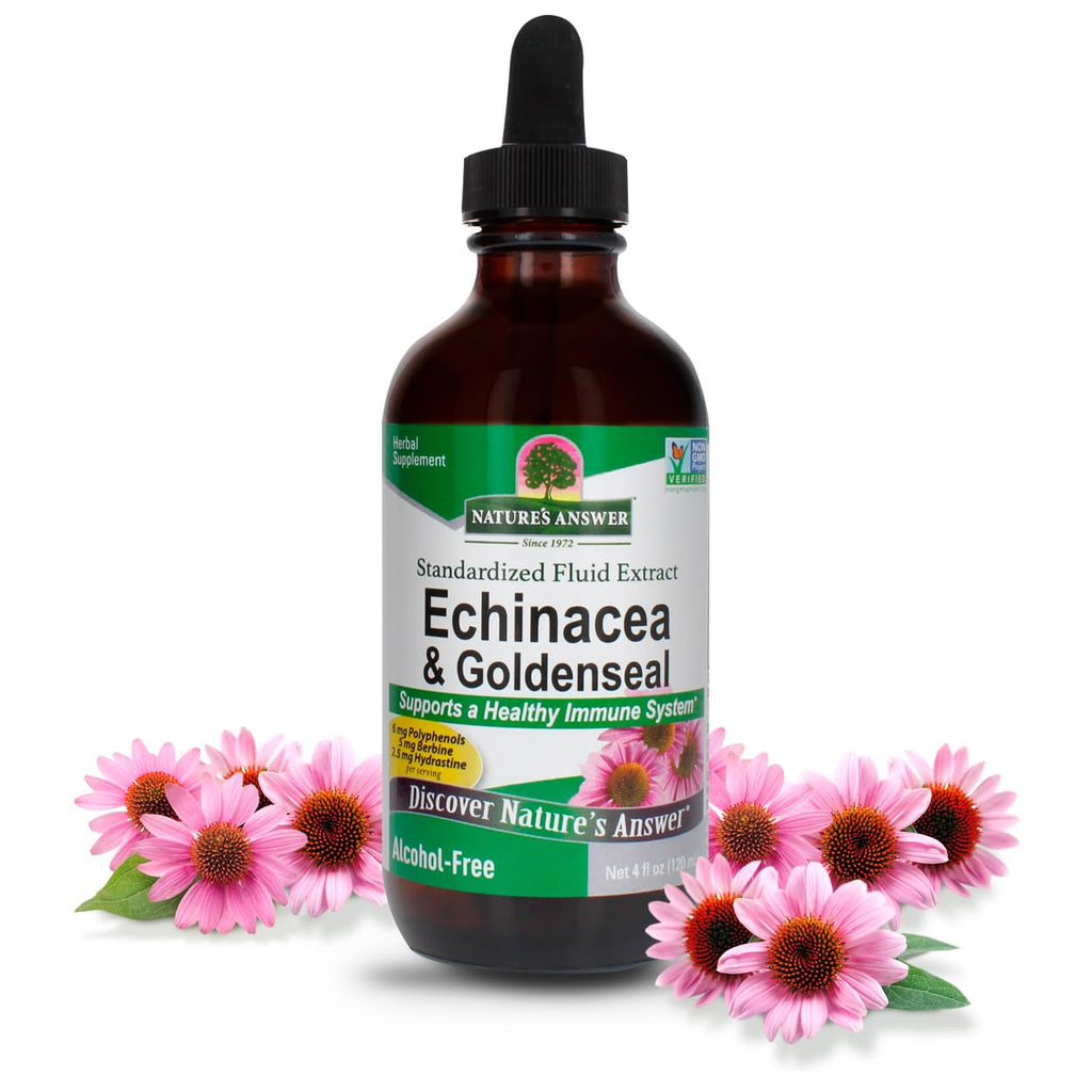 Echinacea and Goldenseal herbal extract