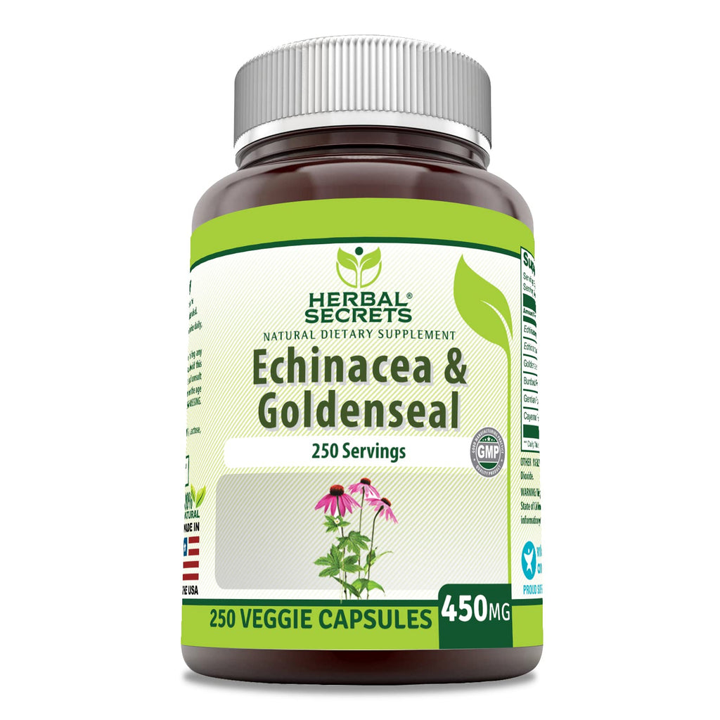 Echinacea and Goldenseal veggie capsules