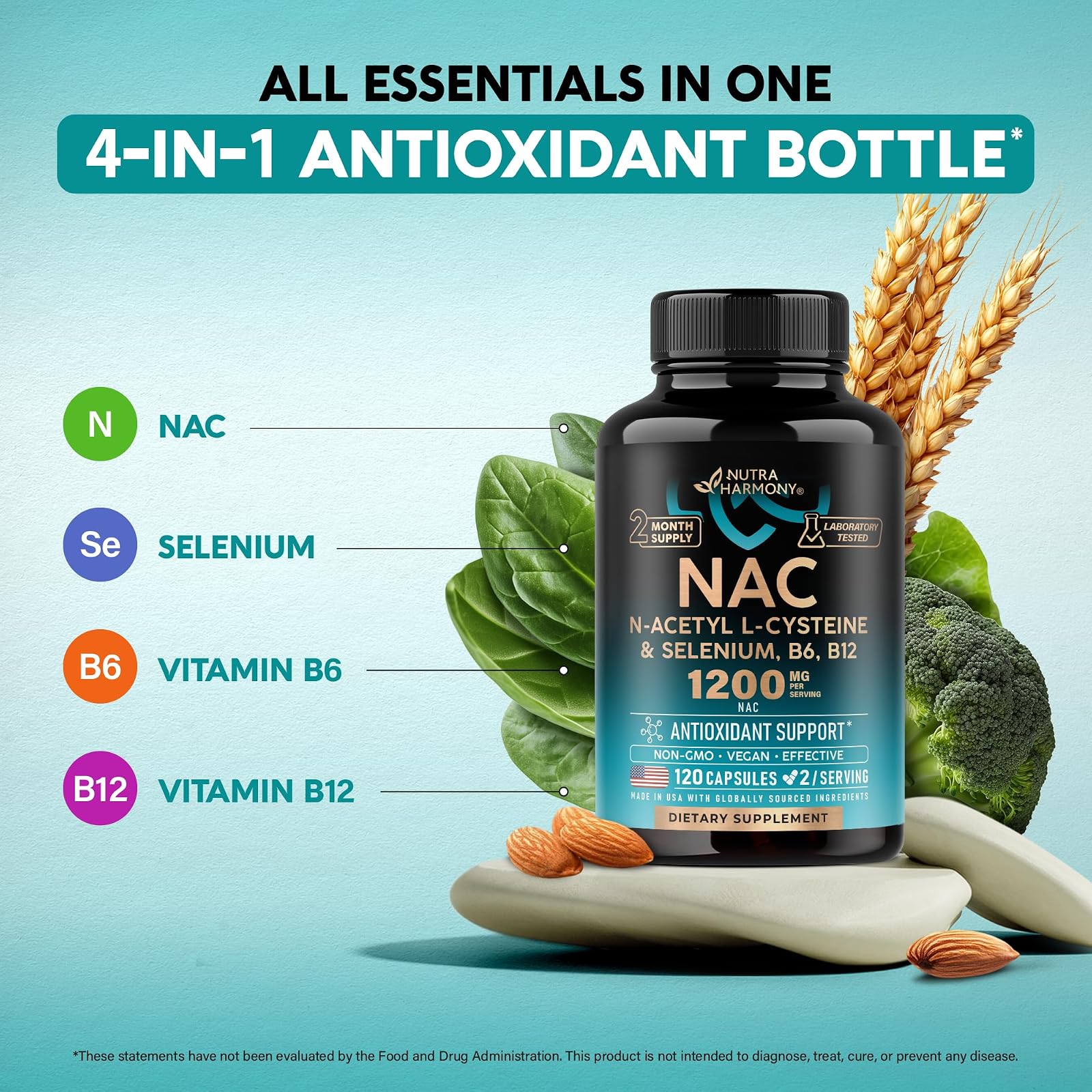 Echinacea and NAC combination benefits