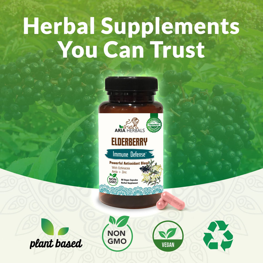 Echinacea and zinc elderberry blend