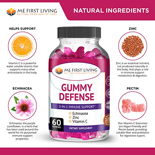 Echinacea and zinc gummies for health