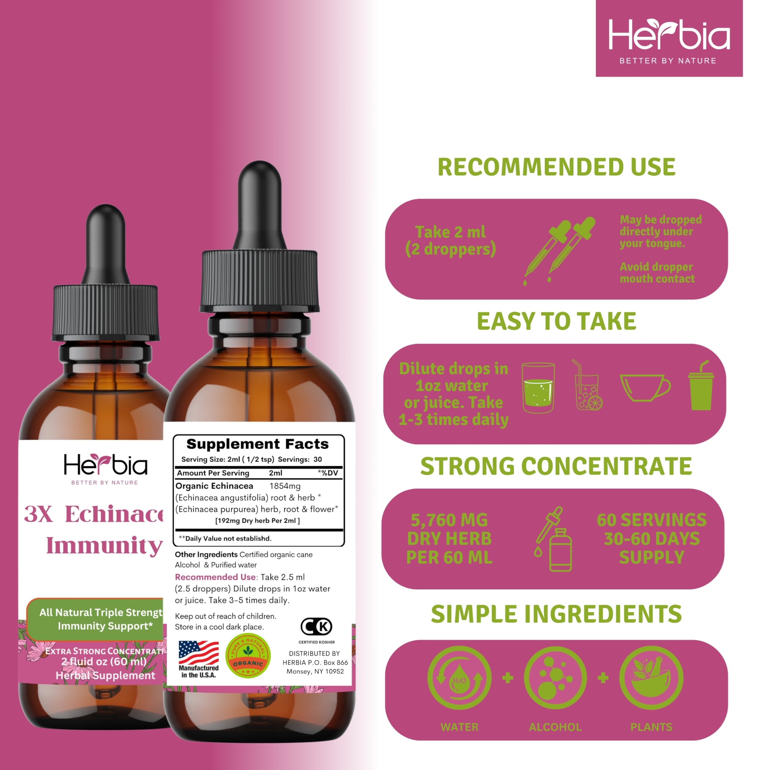 echinacea angustifolia and purpurea blend