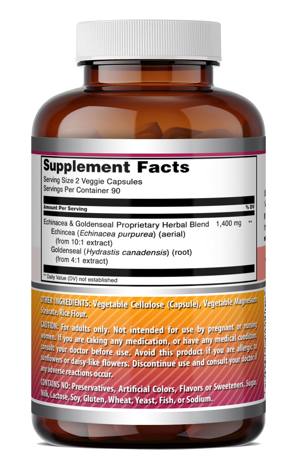 Echinacea capsules for breastfeeding mothers