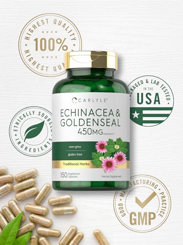 Echinacea capsules for cold prevention