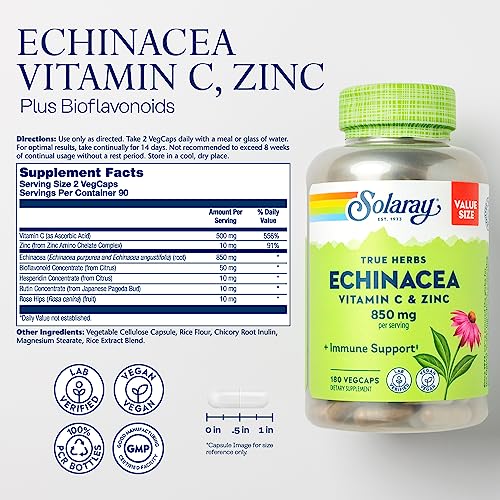 Echinacea capsules for daily use