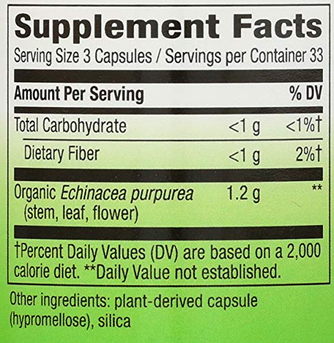 echinacea capsules for daily vitality