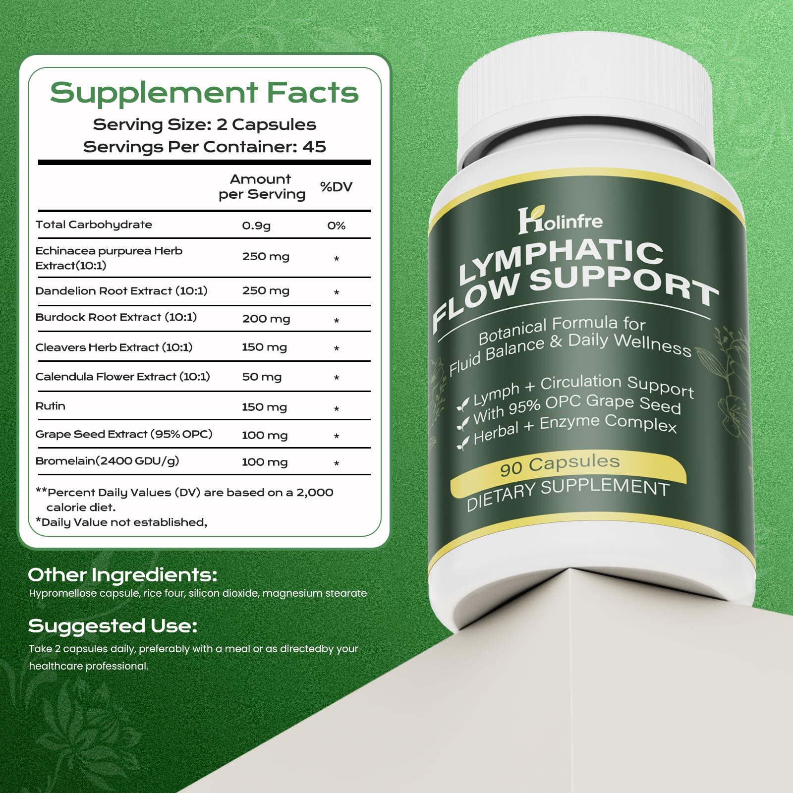 Echinacea capsules for detox support