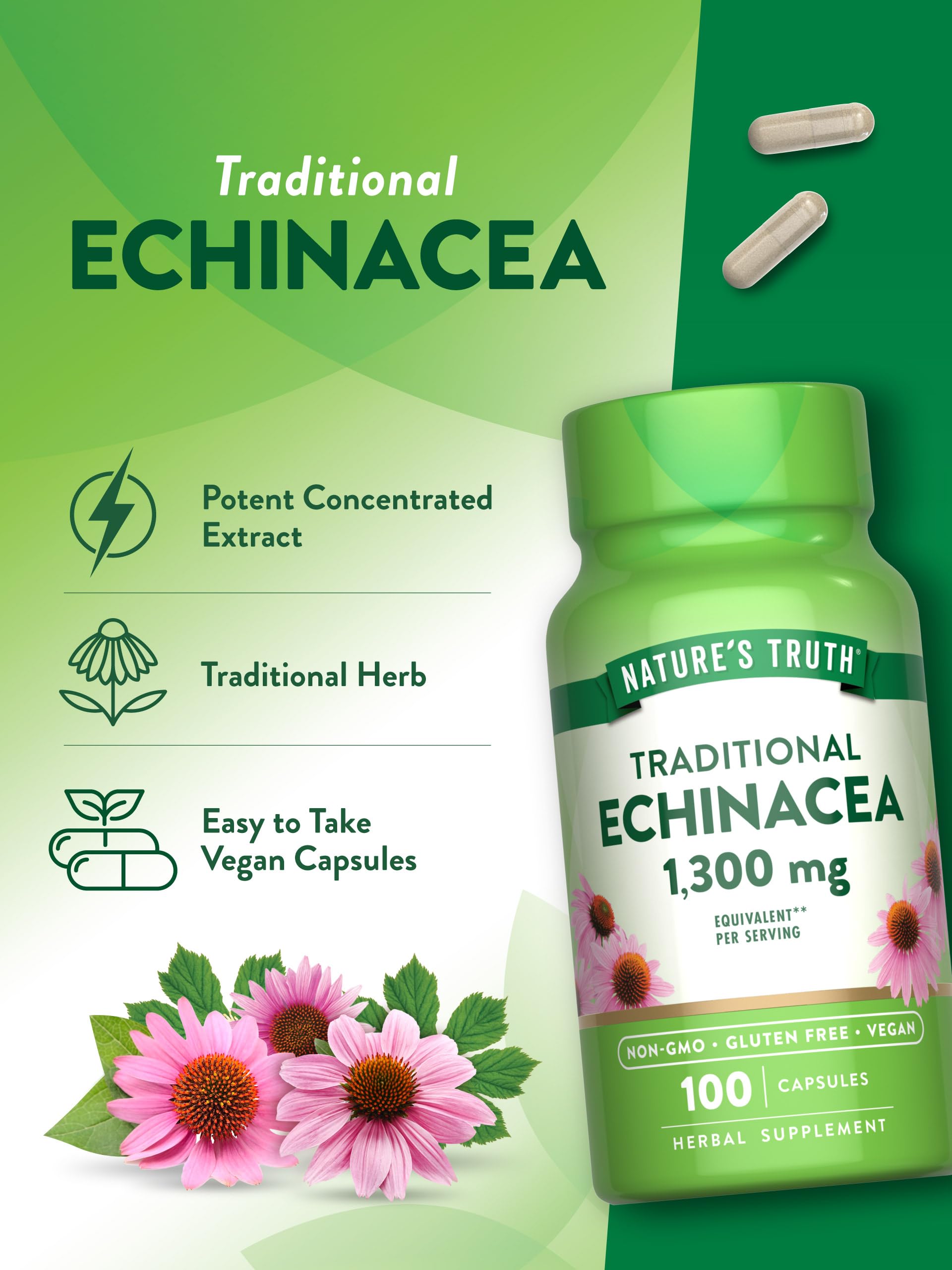 echinacea capsules for holistic health