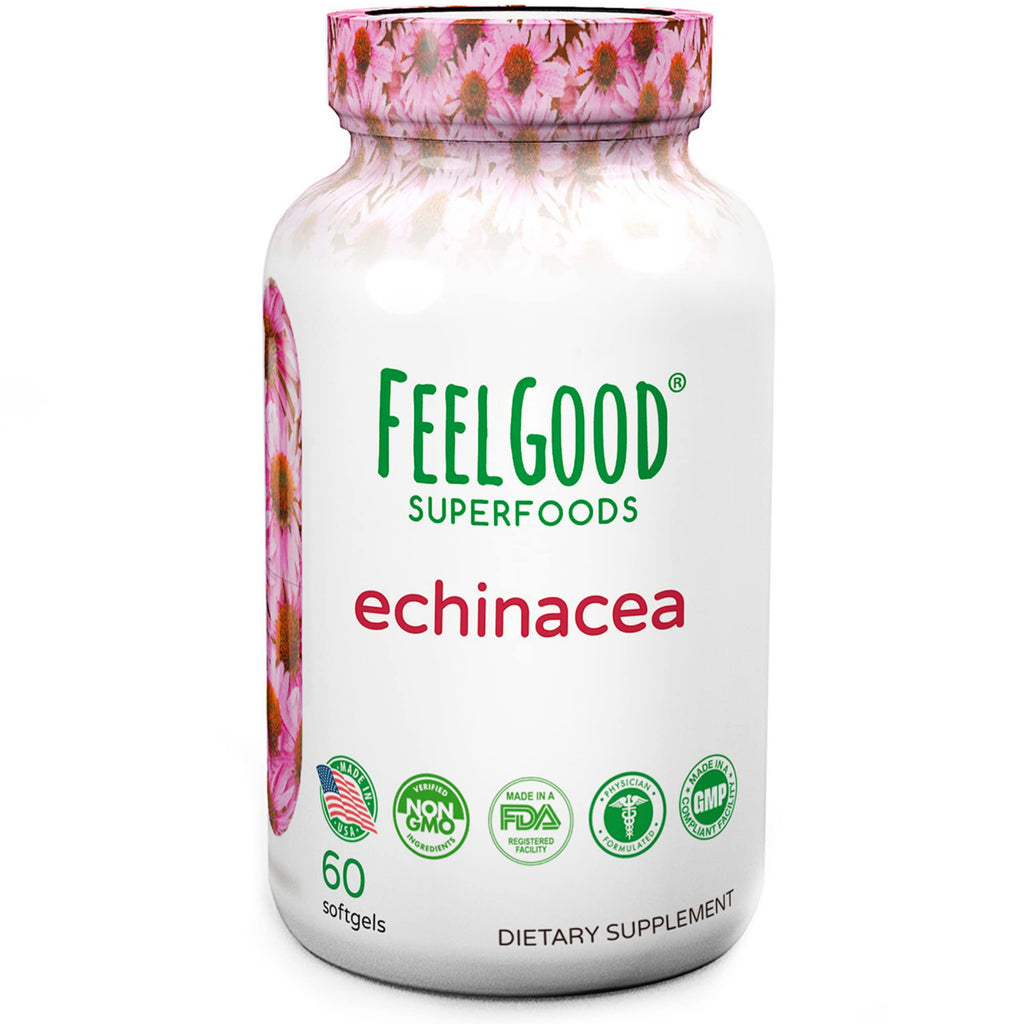 Echinacea capsules for immune support
