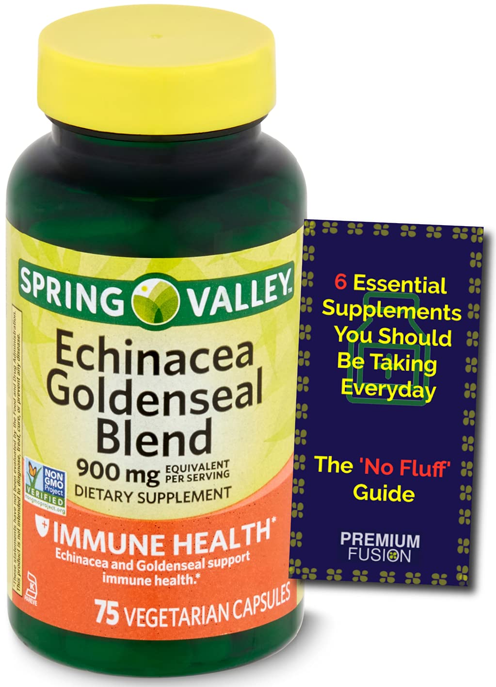 Echinacea capsules for immune support