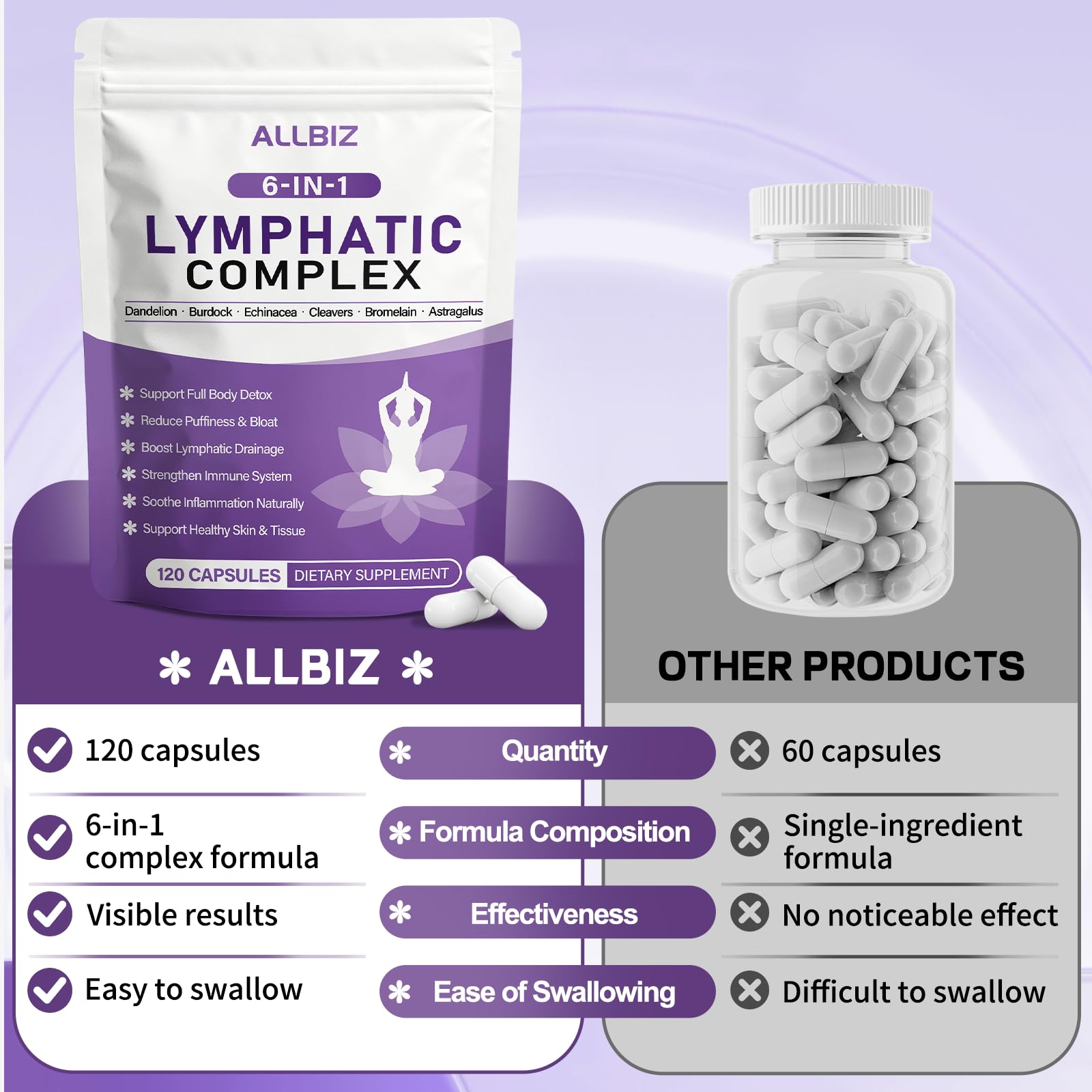 Echinacea capsules for immune support