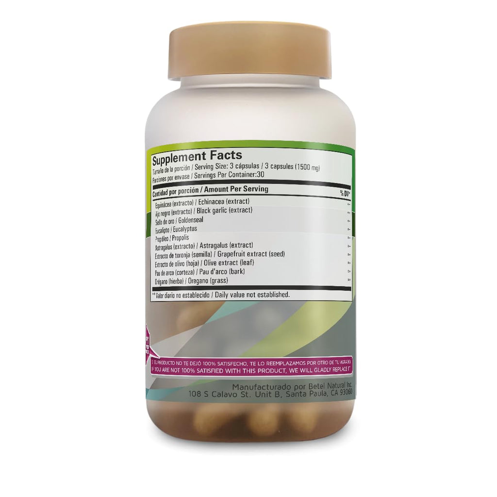 Echinacea capsules for immune support