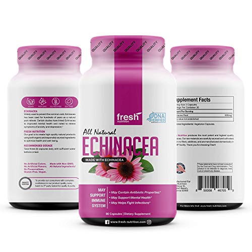 Echinacea capsules for overall wellness