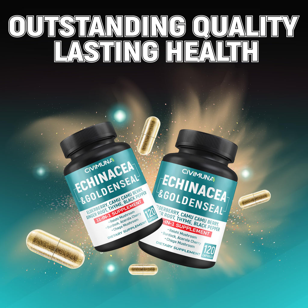 Echinacea capsules for respiratory health