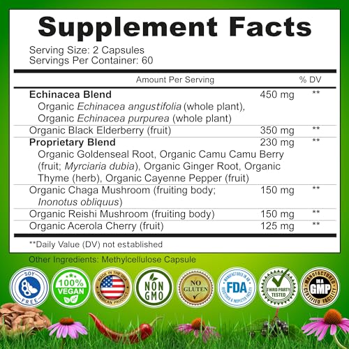 echinacea capsules for seasonal wellness