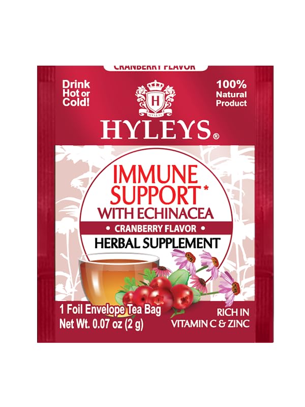 Echinacea Cranberry herbal tea bags