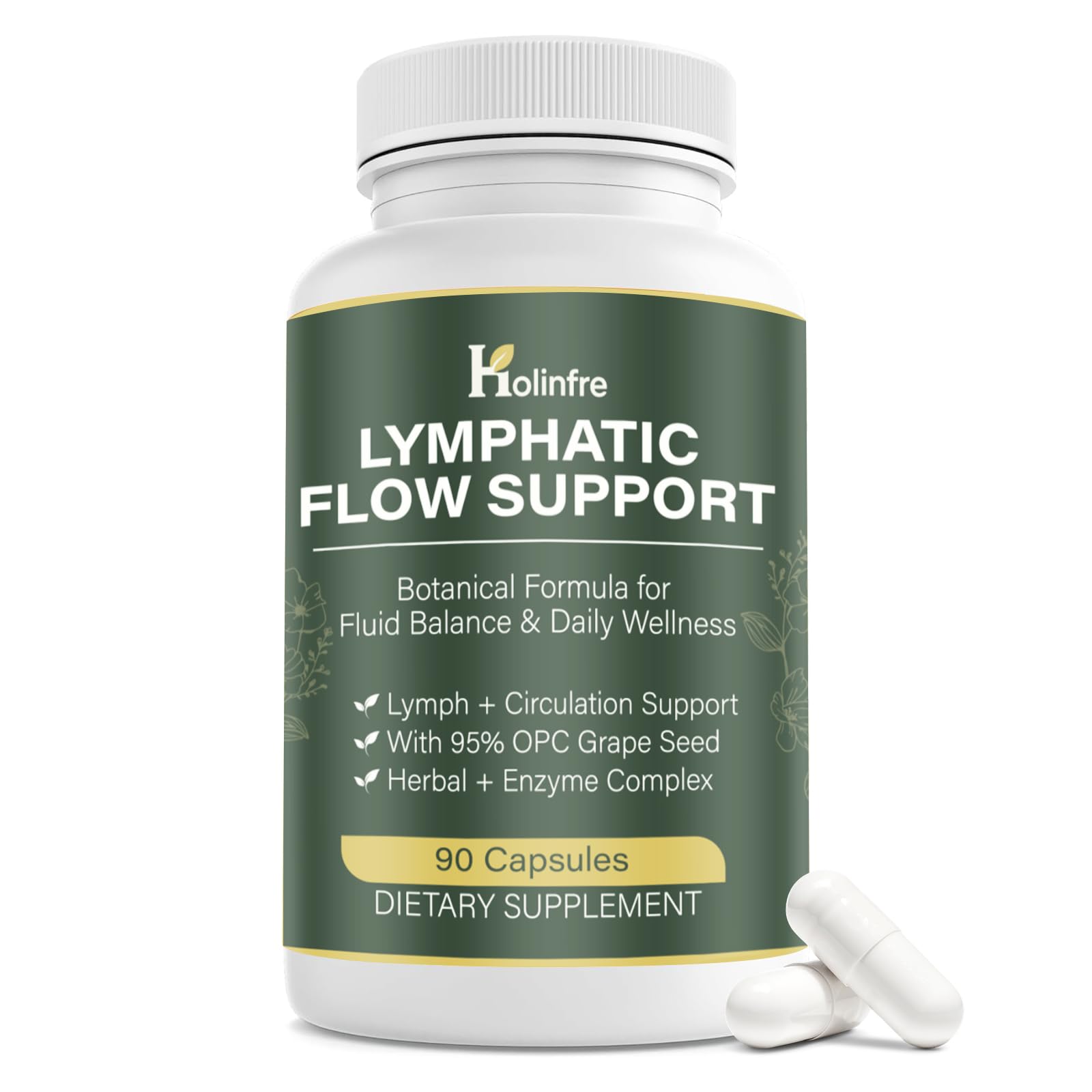 Echinacea dandelion lymphatic support capsules
