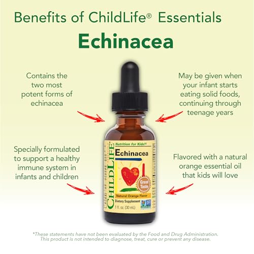 Echinacea drops for children's health