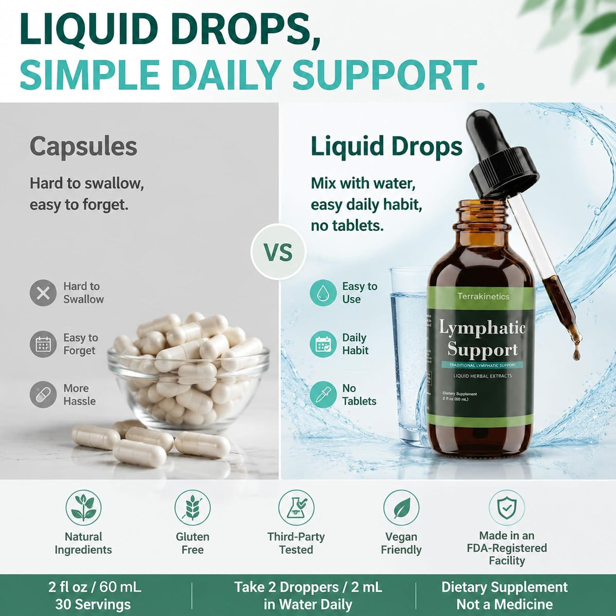 Echinacea drops for immune health
