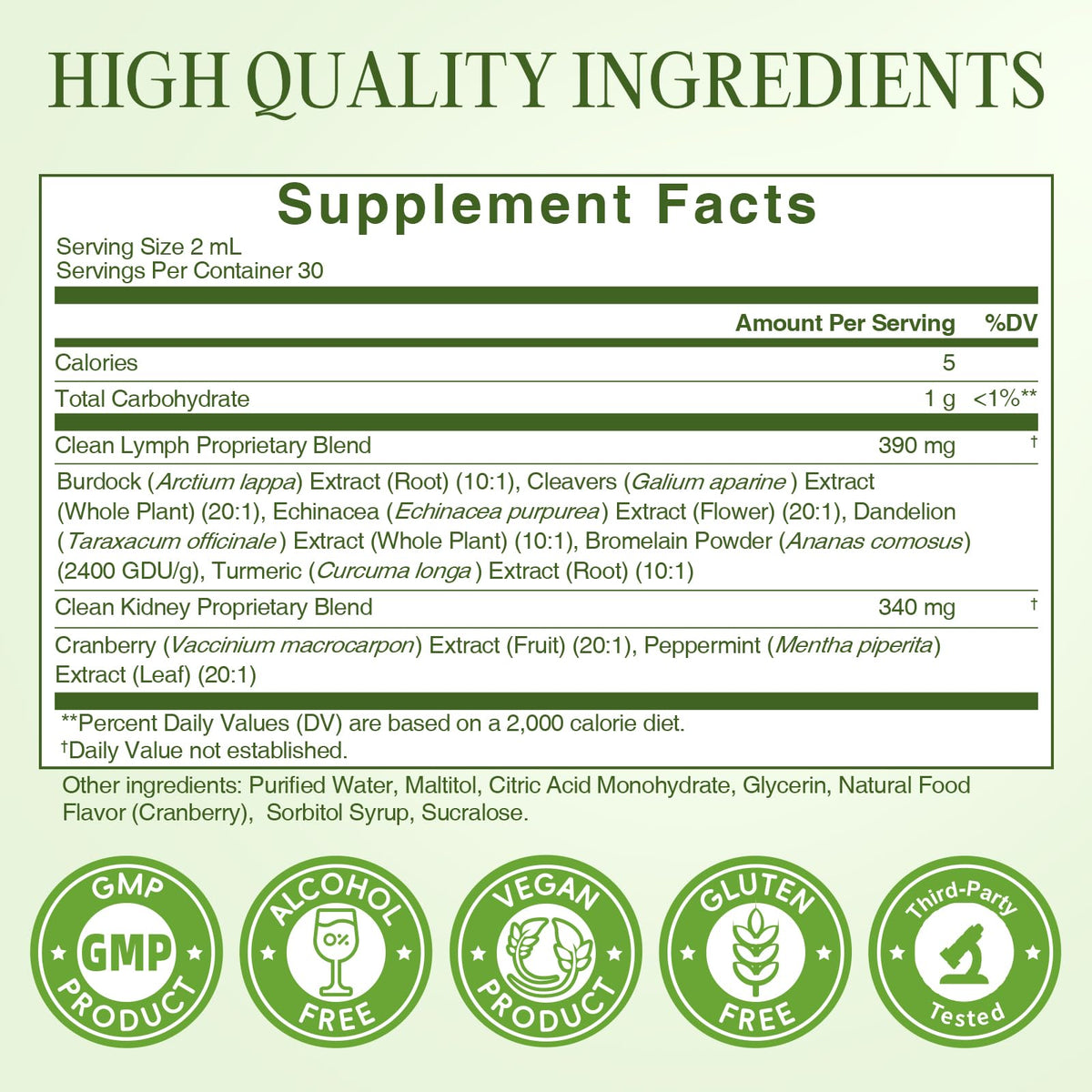 echinacea drops for kidney health