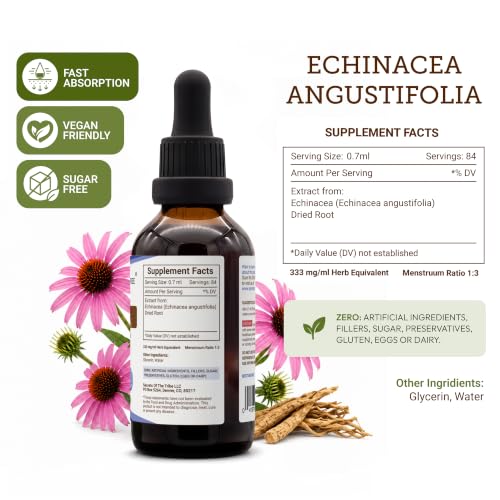 Echinacea drops for seasonal health