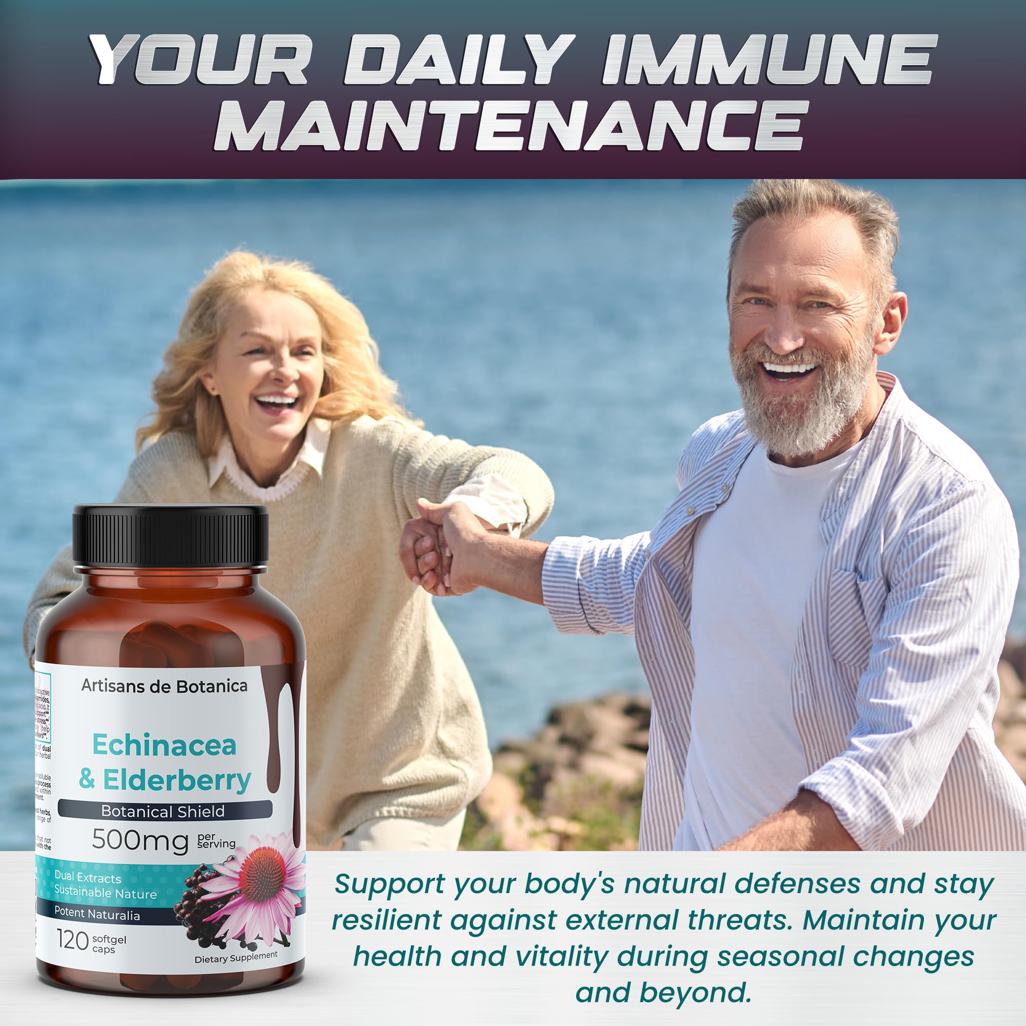 Echinacea enhanced with carvacrols
