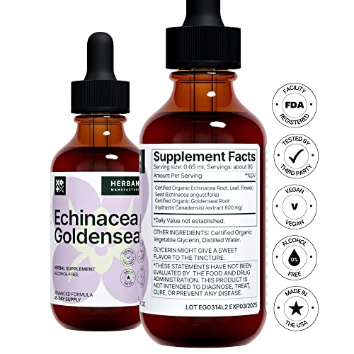 Echinacea extract for throat health