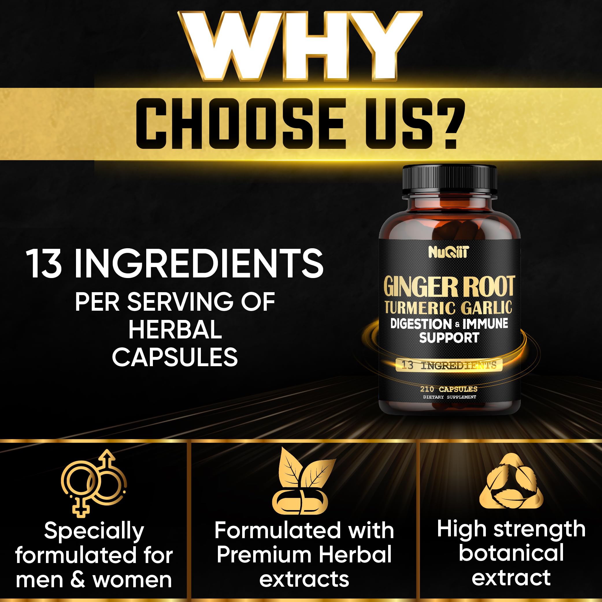 Echinacea ginger capsules for immunity