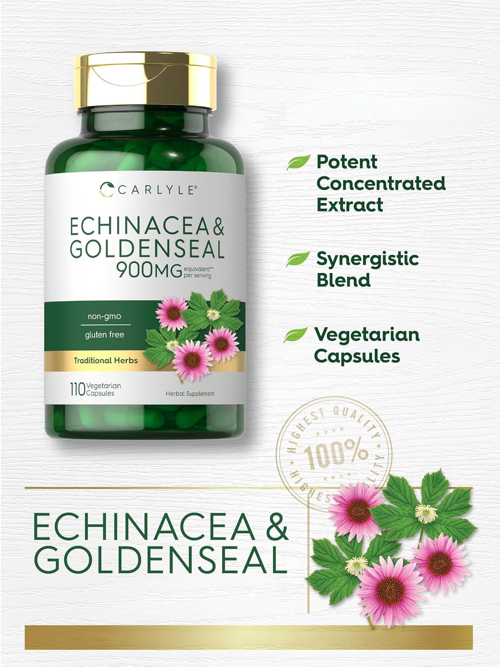 Echinacea Goldenseal for colds