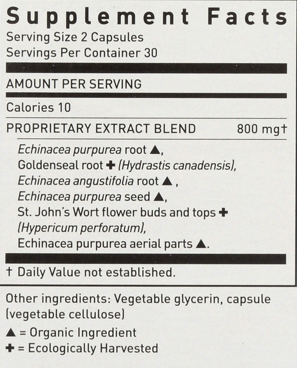 Echinacea Goldenseal for seasonal health