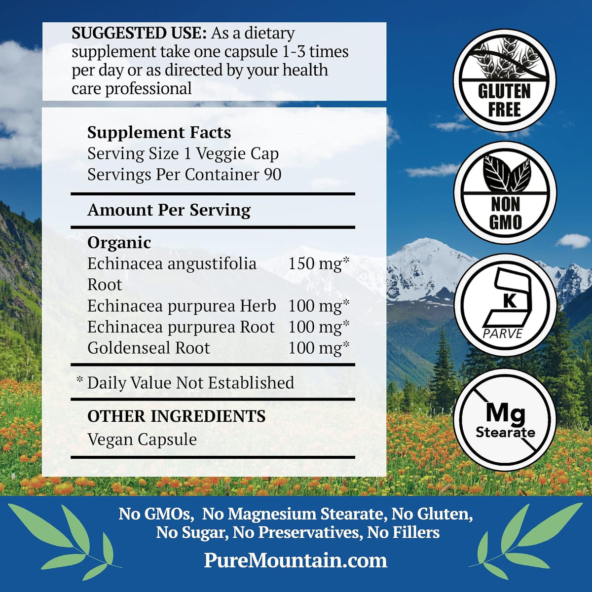 Echinacea Goldenseal for seasonal wellness