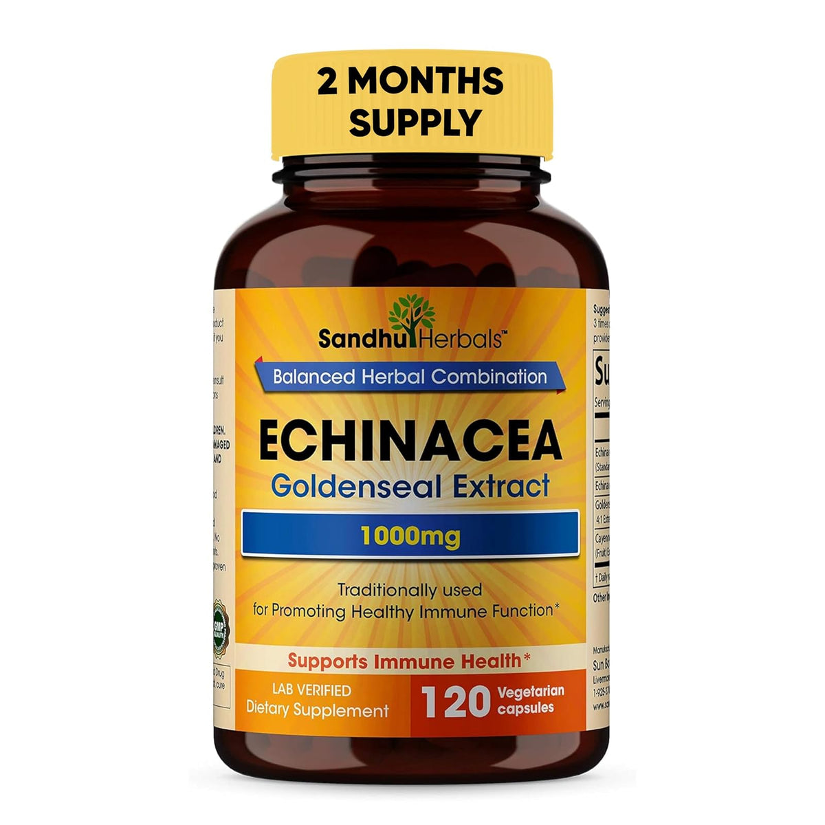 echinacea goldenseal immune support capsules