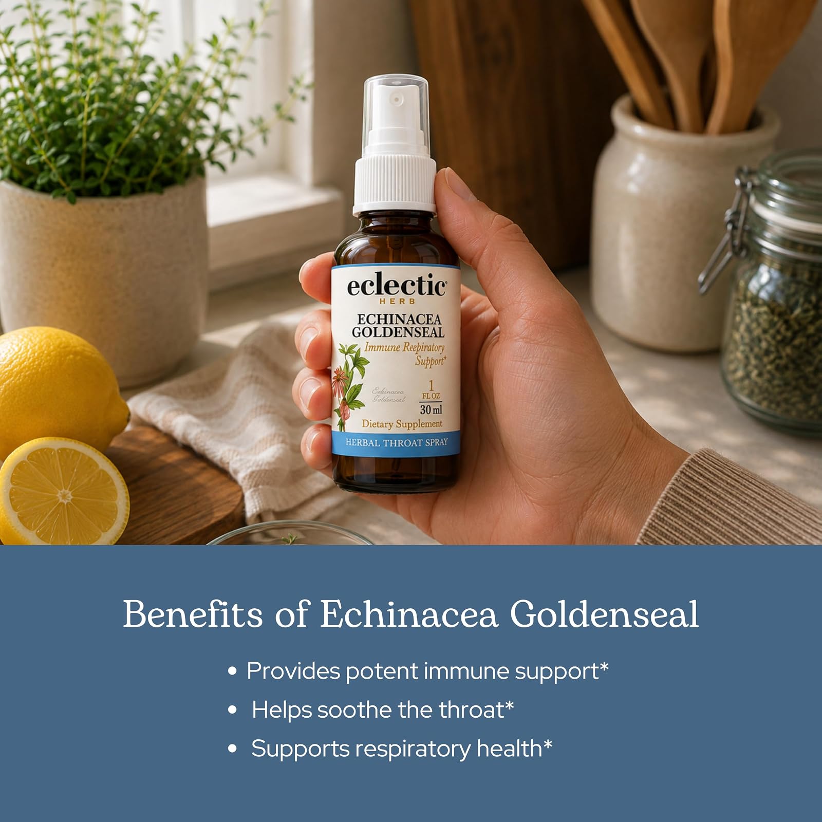Echinacea Goldenseal spray for immunity