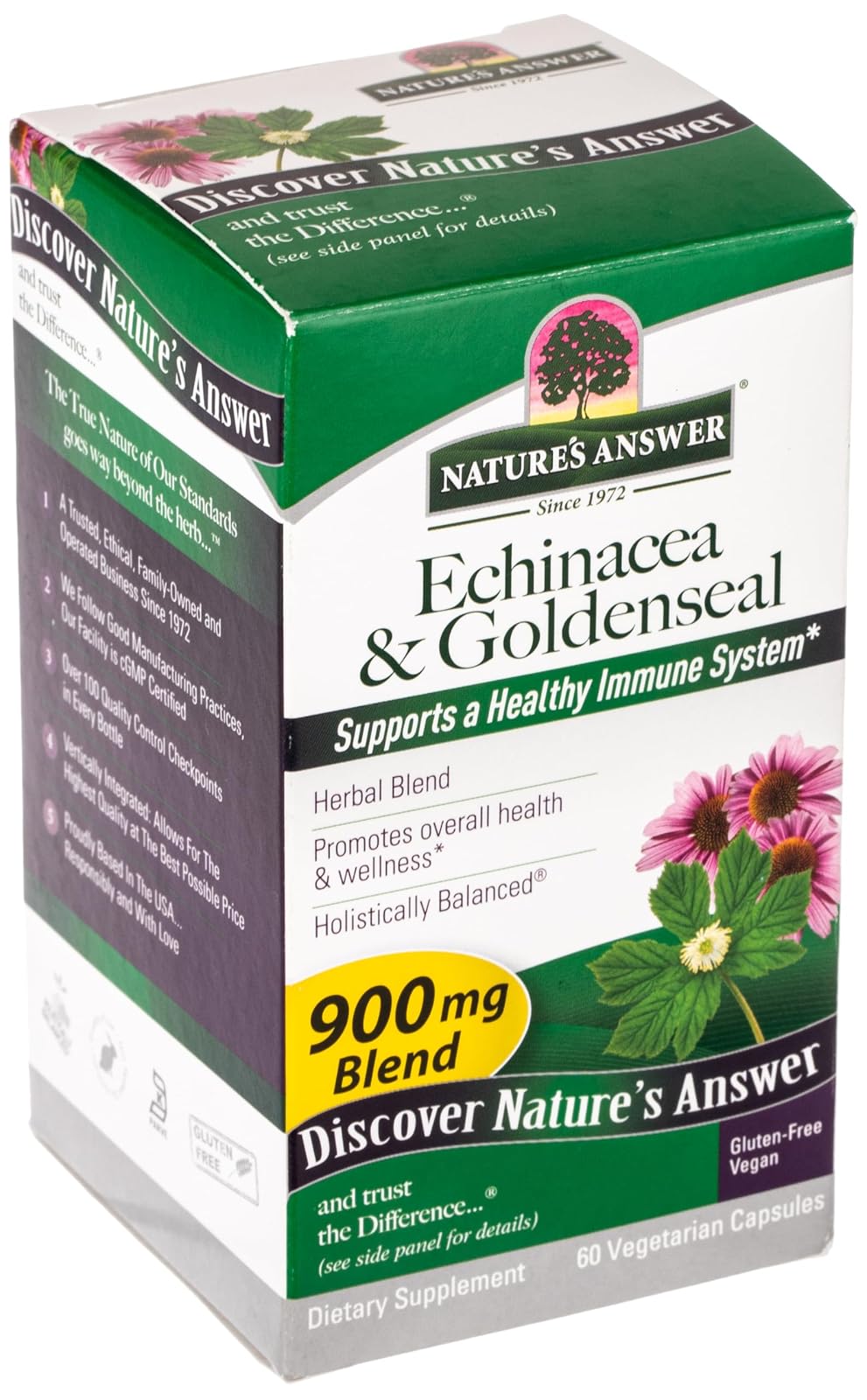 Echinacea goldenseal vegetarian capsules
