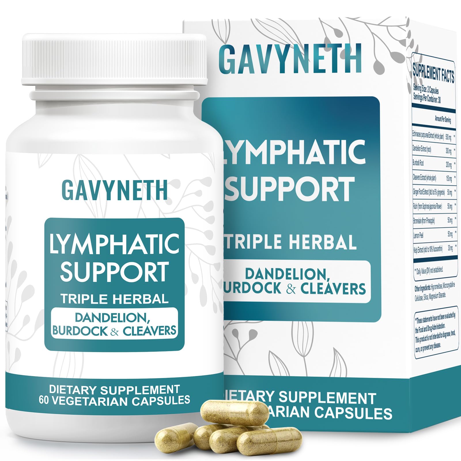 echinacea herbal immune support capsules