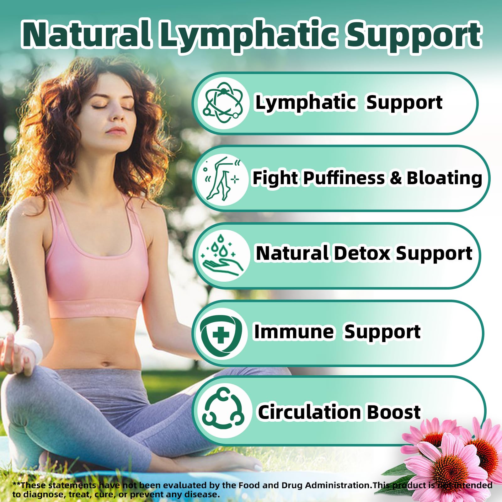 Echinacea herbal supplement for detox