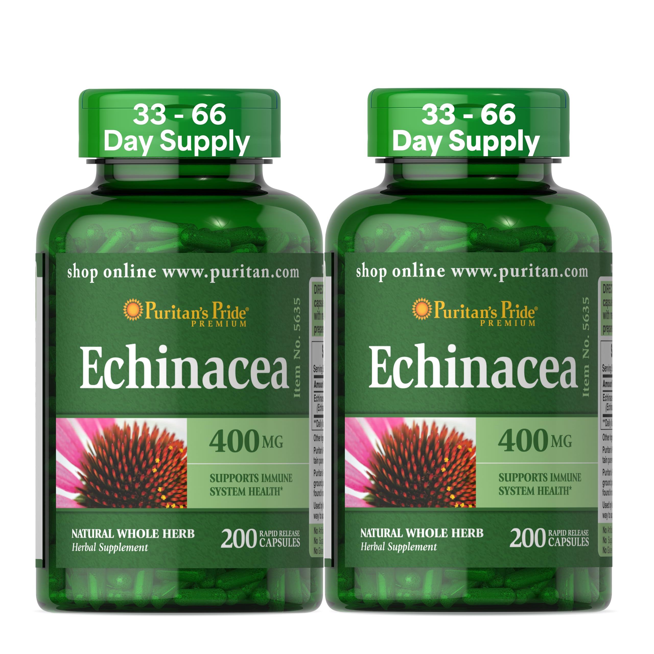 Echinacea herbal supplement for overall health