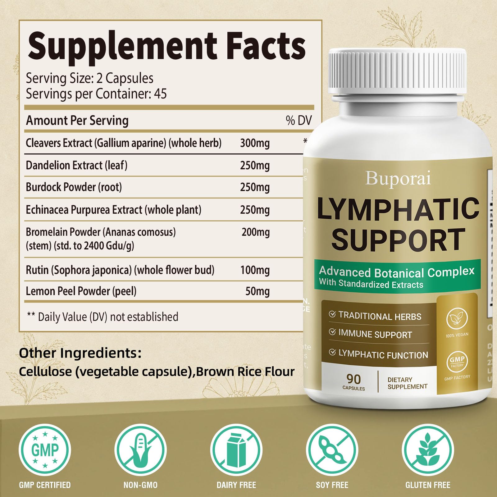 Echinacea herbal supplement for wellness