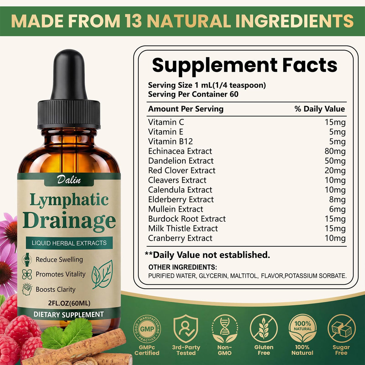 Echinacea herbal supplement for wellness