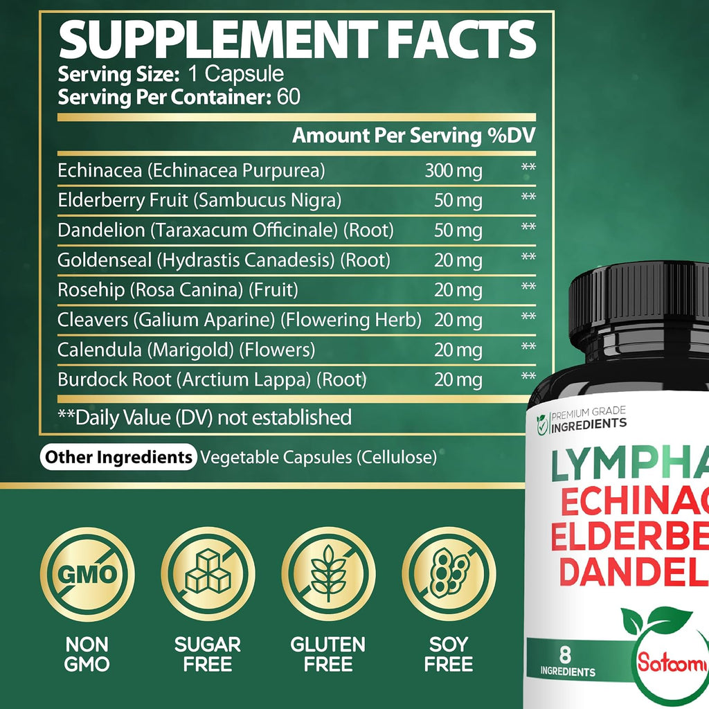 Echinacea herbal supplement for wellness