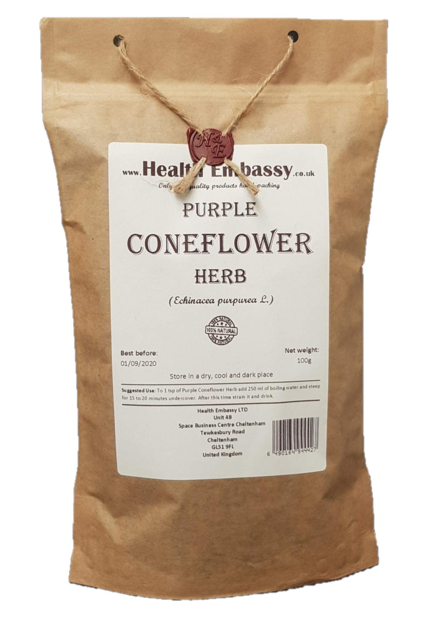 Echinacea herbal tea for wellness