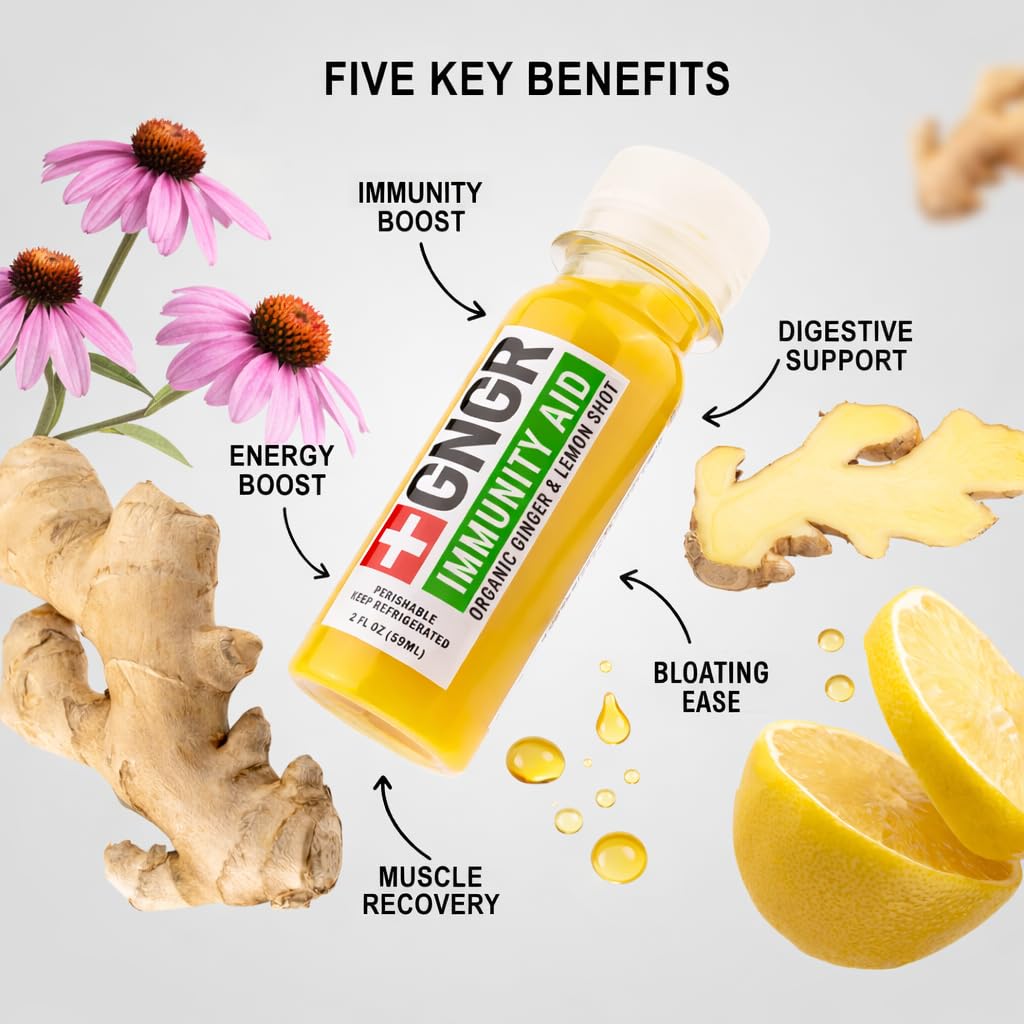 echinacea infused ginger shot
