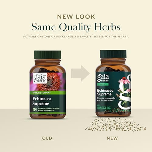 Echinacea liquid capsules for convenience